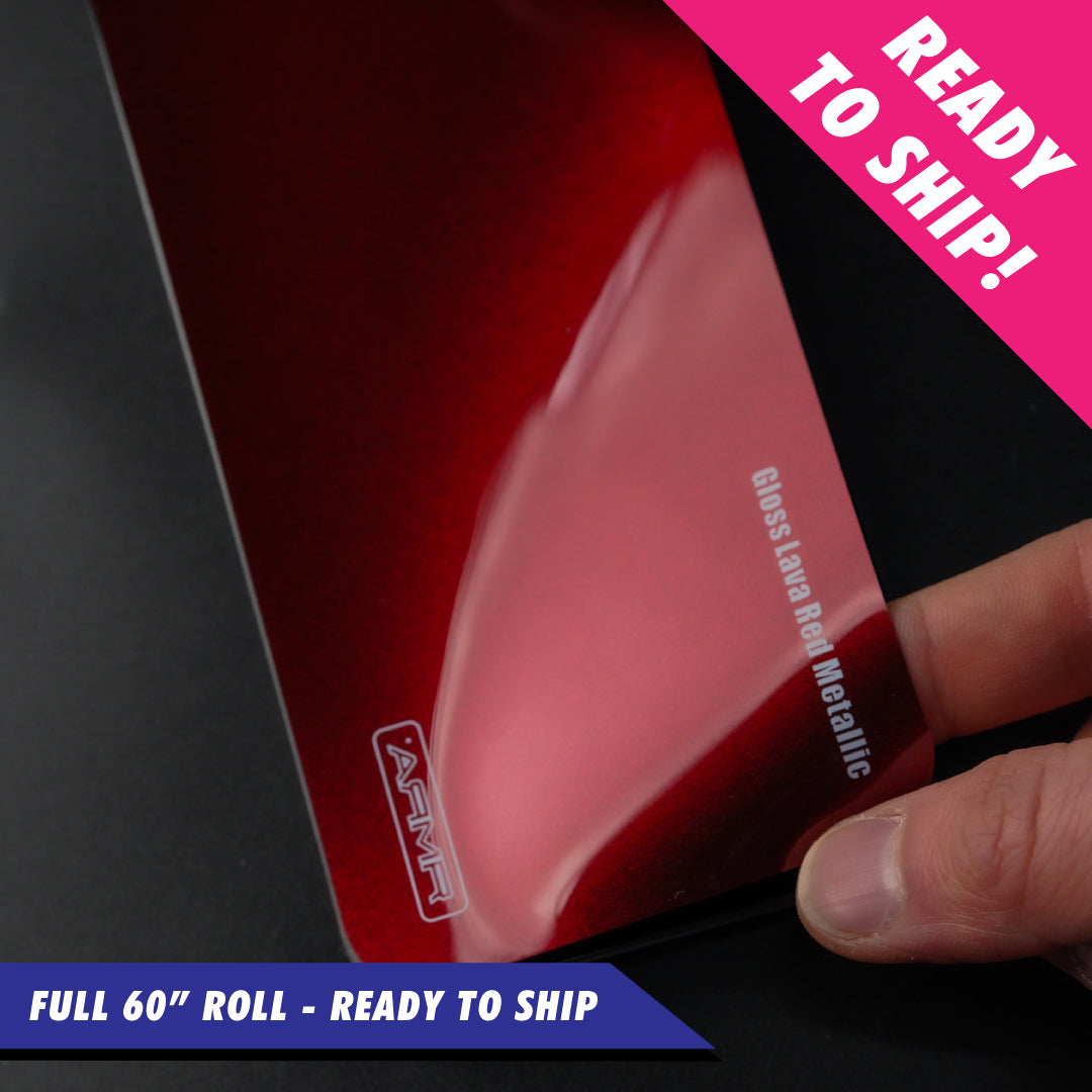 Gloss Lava Red Metallic - ARMR Color PPF Paint Protection Film Roll ...