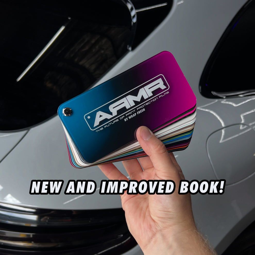 0001 ARMR Full Color PPF Swatch Sample Book – Wrap Fresh